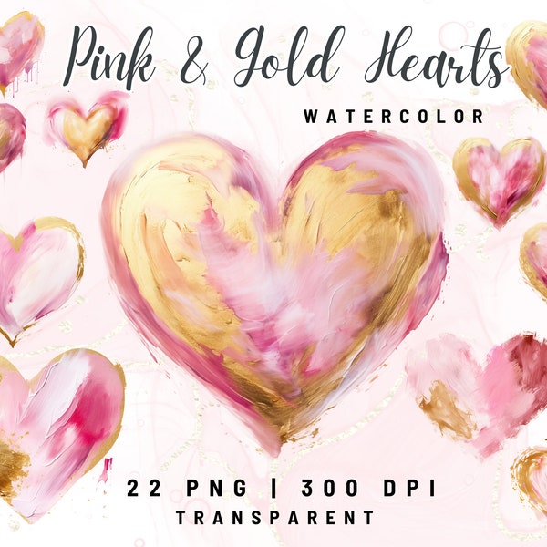 Watercolor Heart - Etsy