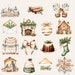 54 PNG Christmas Clipart Bundle, Christmas Clipart PNG, Christmas ...