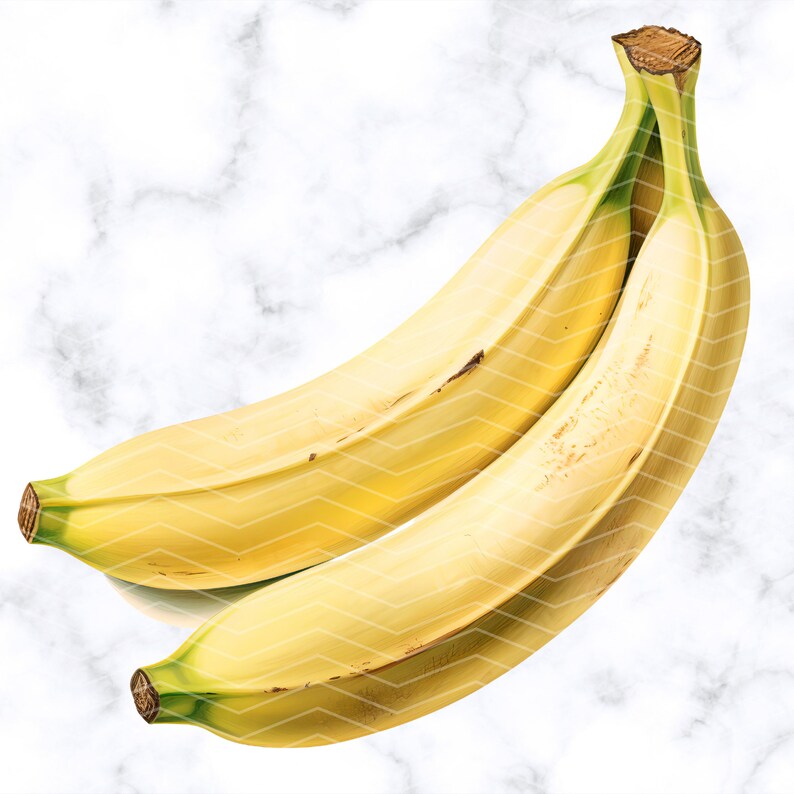 Banana Clipart, Watercolor Banana Clipart, Banana PNG, Banana Clipart ...