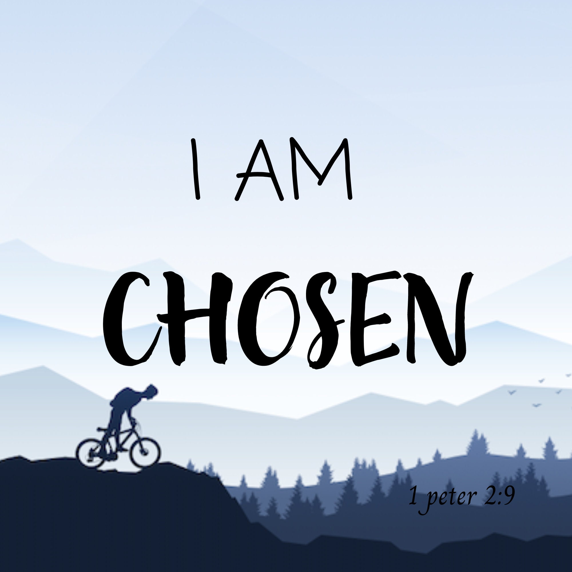 Biblical Affirmation, Bible Verse Wall Art, Sunday School Decor ...