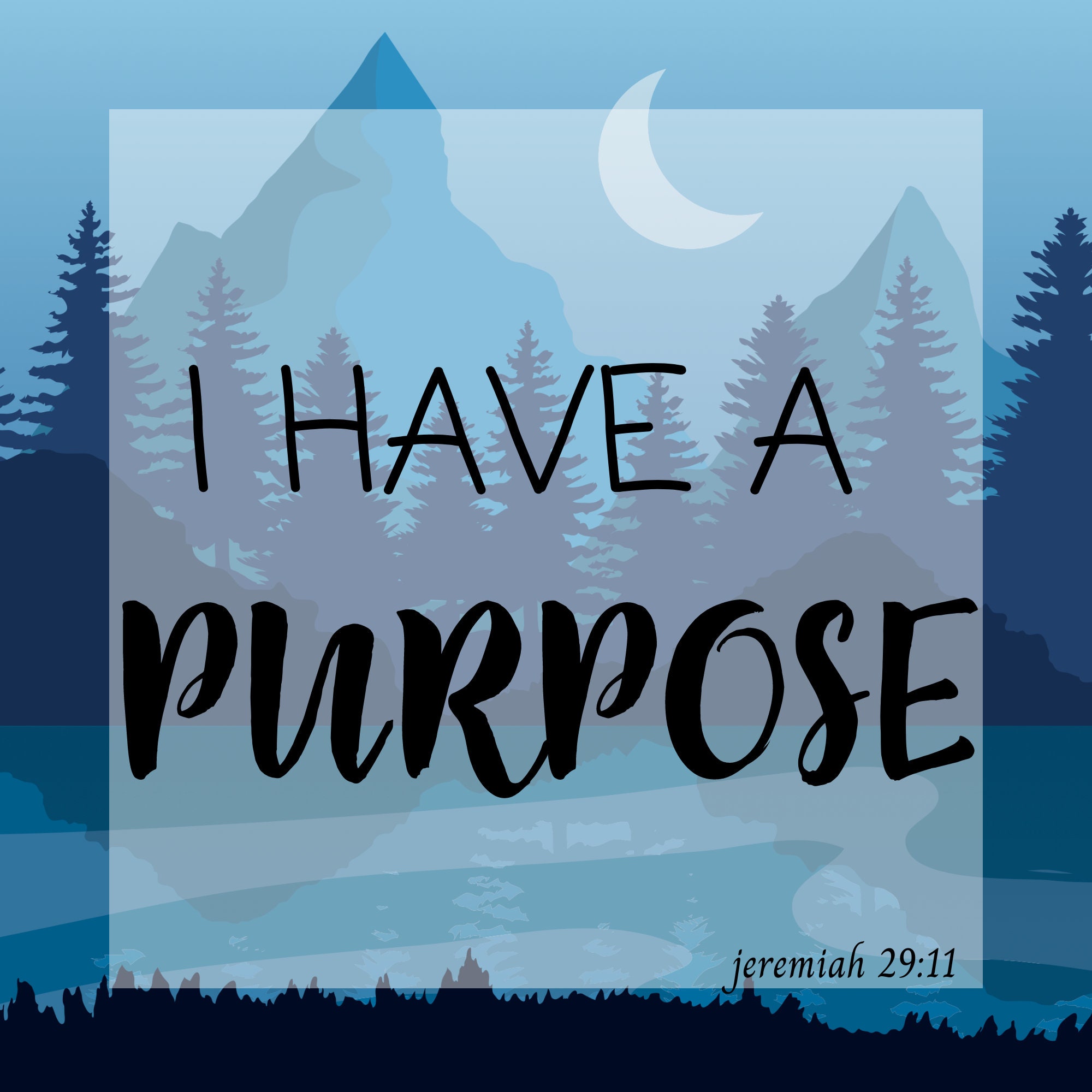 Biblical Affirmation, Bible Verse Wall Art, Sunday School Decor ...