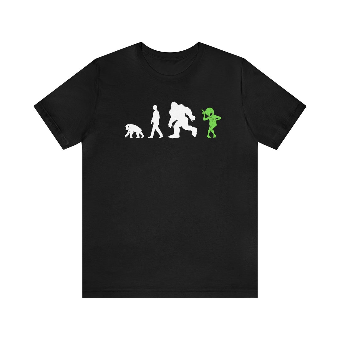 Evolution Shirt, Alien, Aliens Tee, Sasquatch Tshirt, Baboon, Human - Etsy