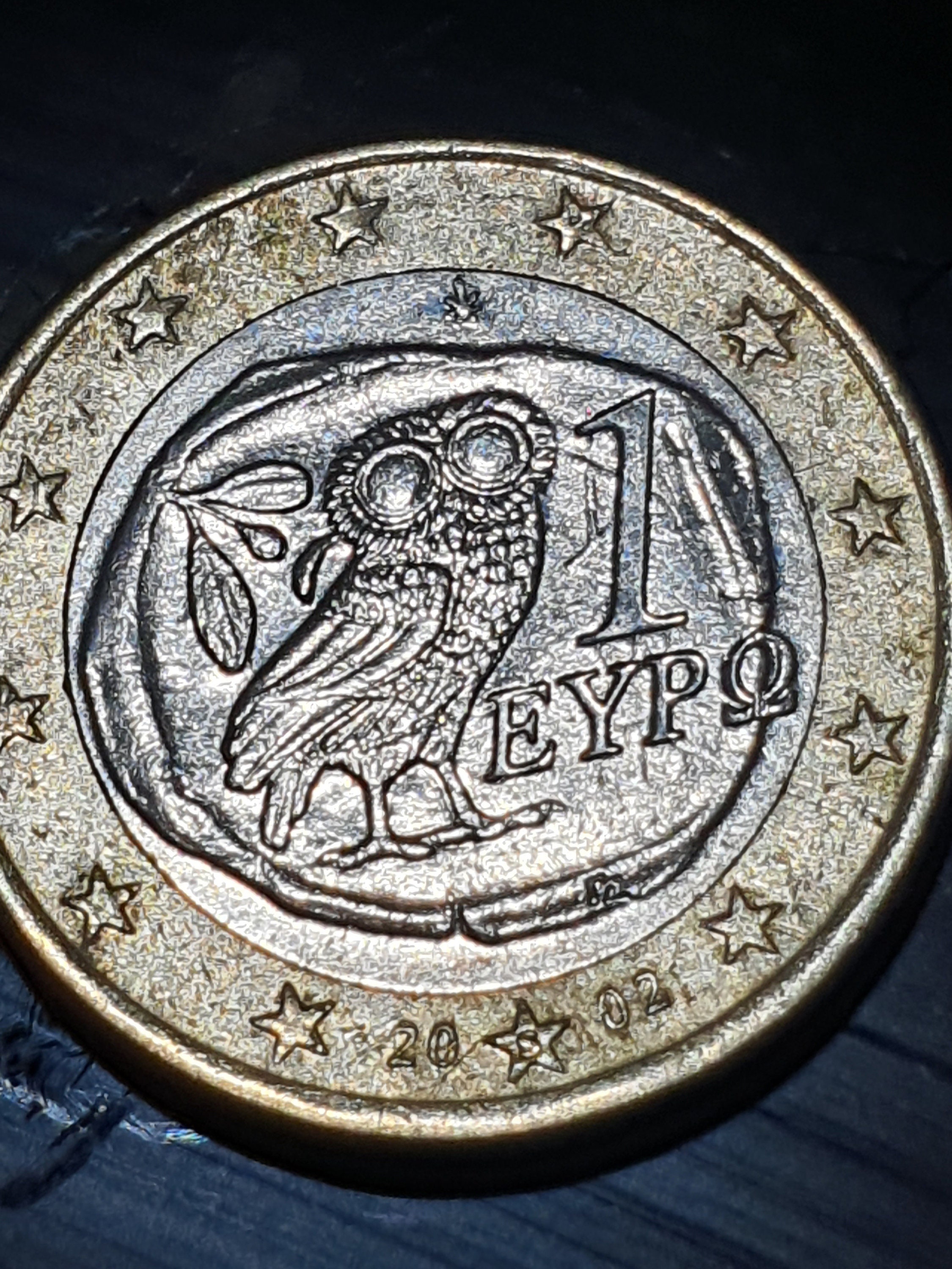 Pièce rare Grèce 1 euro 2002 - Etsy France