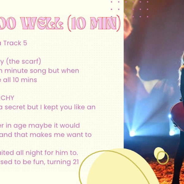 Eras Tour Powerpoint - Etsy
