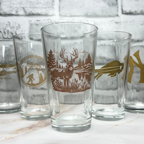 Pint Glasses - Etsy
