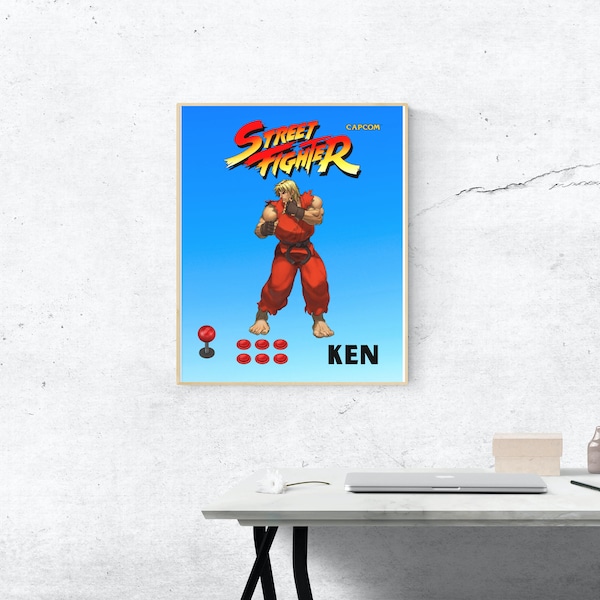 Ken Street Fighter Png - Etsy