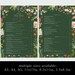 Restaurant Menu Design, Greenery Menu, Foliage, Floral Restaurant Menu ...