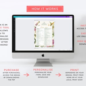 Restaurant Menu Design, Greenery Menu, Foliage, Floral Restaurant Menu ...