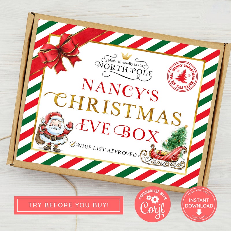 Christmas Eve Box - Etsy