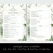 Restaurant Menu Design, Greenery Menu, Foliage, Floral Restaurant Menu ...