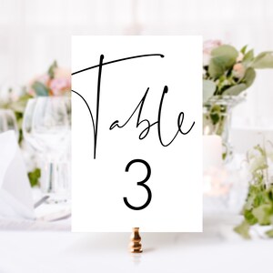Minimal Modern Wedding Day Stationery Set, Table Plan, Welcome Sign ...