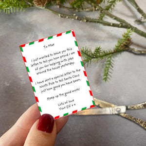 Canva Printable Mini Elf Letter With Envelope, Hello From Your Elf, Elf ...