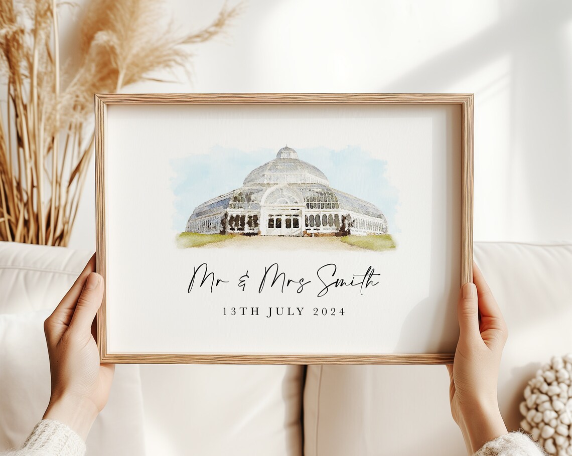 Wedding Venue Watercolour Digital File, Digital Watercolour Venue ...