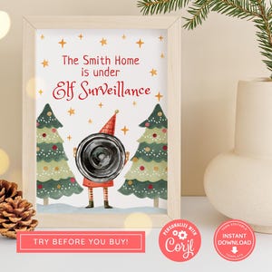 Christmas Elf Printable Bundle, Elf Hello, Elf Adoption, Elf Cam ...