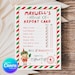 Editable Elf Report Card, Official Elf Report, Christmas Elf, Printable ...