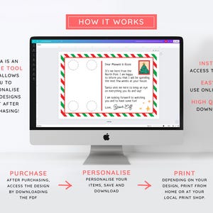 Canva Editable Elf Hello Postcard, Elf Hello, Hello From Your Elf ...