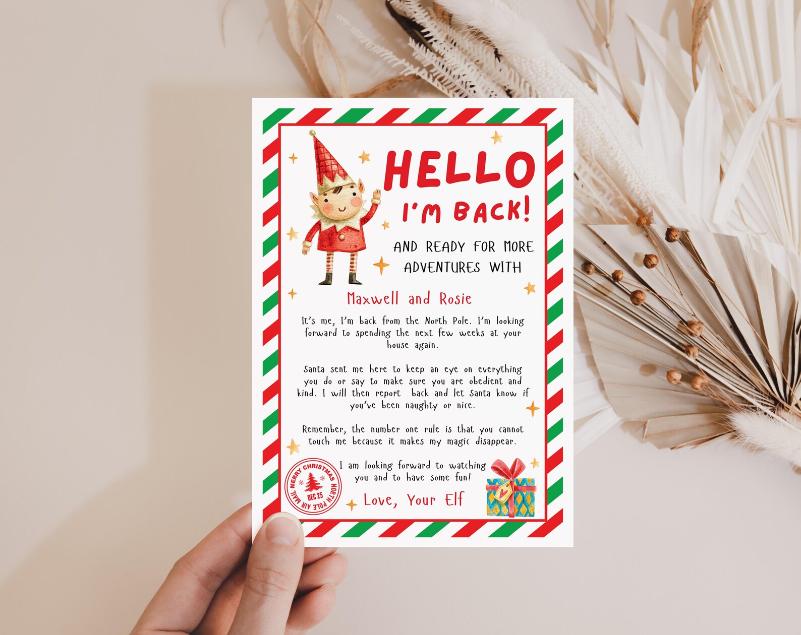 Christmas Elf Printable Bundle, Elf Hello, Elf Adoption, Elf Cam ...