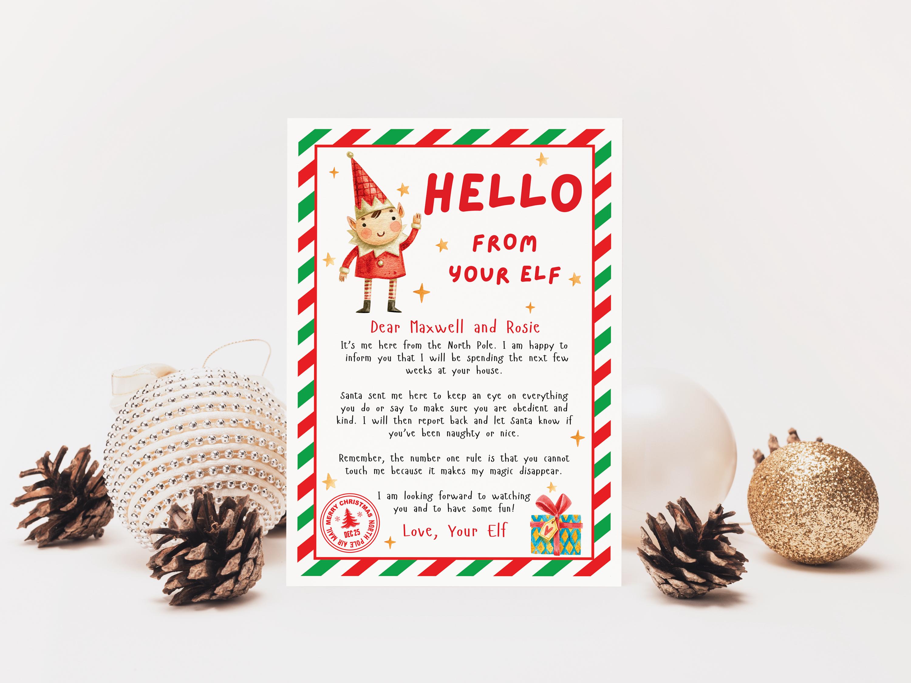 Christmas Elf Printable Bundle, Elf Hello, Elf Adoption, Elf Cam ...