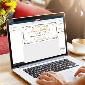 Editable Event Golden Ticket, Print at Home Birthday Voucher, Digital ...