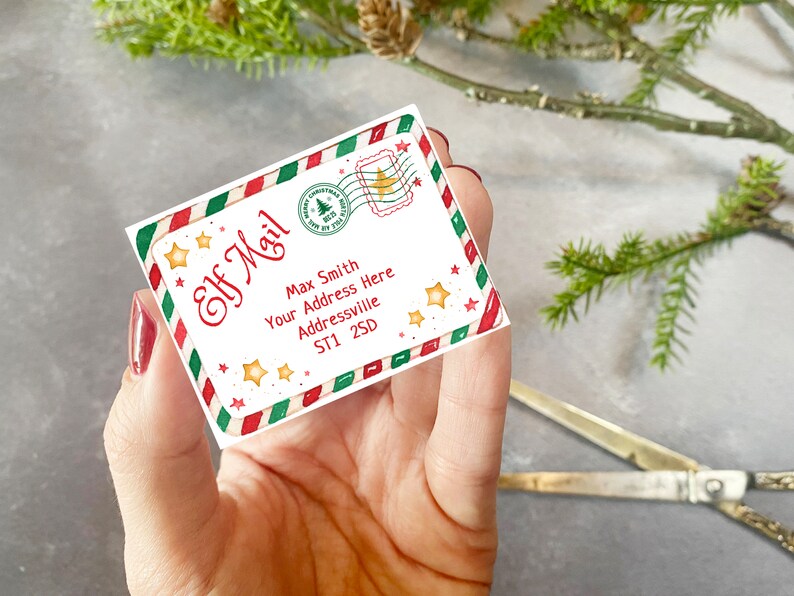 Printable Mini Elf Letter With Envelope, Hello From Your Elf, Elf ...