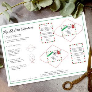 Printable Mini Elf Letter With Envelope, Hello From Your Elf, Elf ...