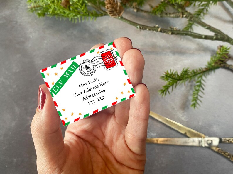 Printable Mini Elf Letter With Envelope, Hello From Your Elf, Elf ...