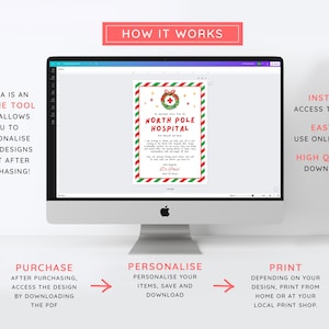 Elf Hospital Note, Editable Elf, Christmas Elf I'm Sick, Doctors Note ...