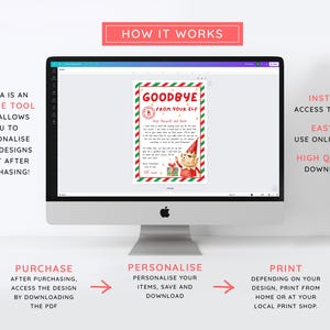 Canva Editable Elf Goodbye Letter, Elf Goodbye, Goodbye From Your Elf ...
