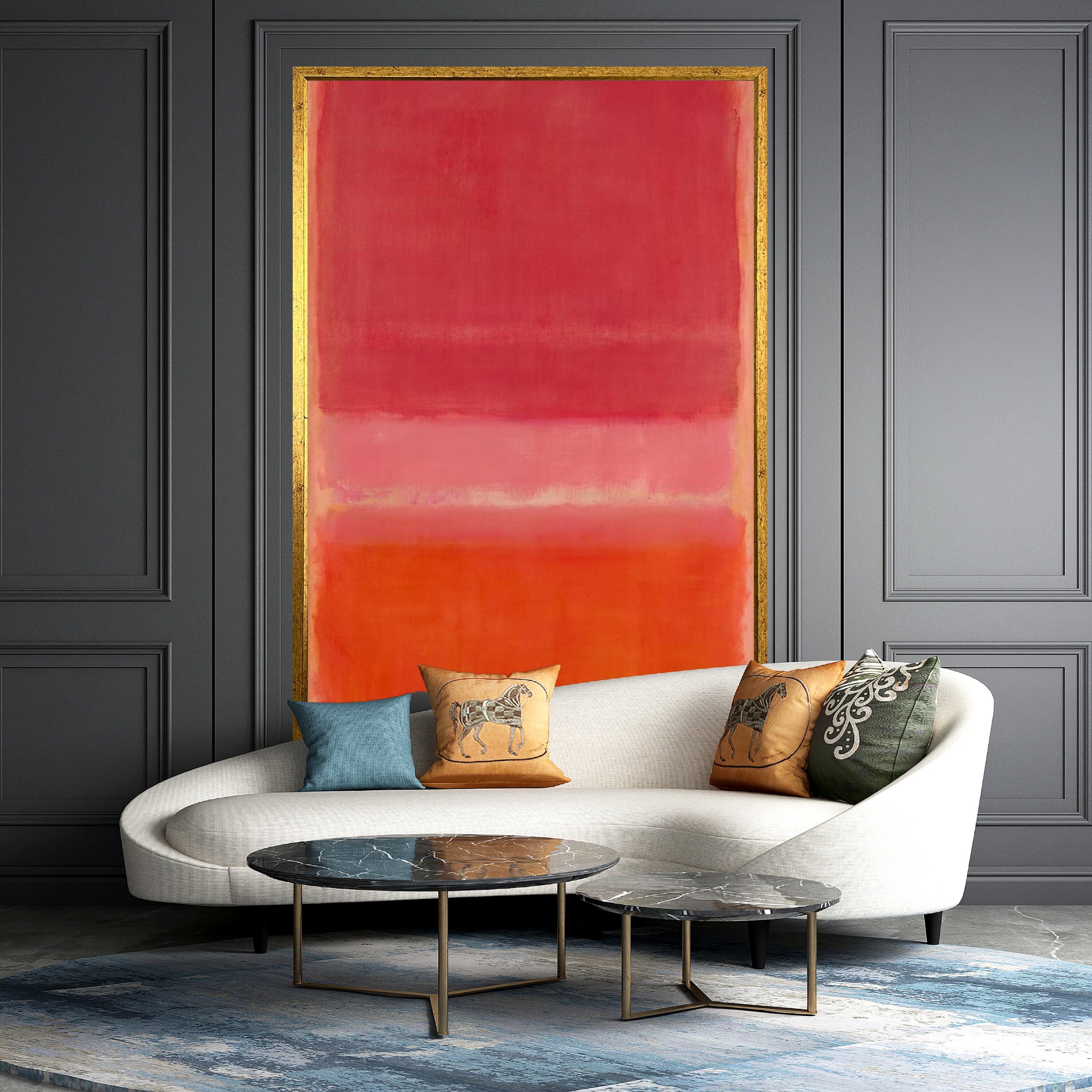 Minimalist Mark Rothko Print, Abstract Wall Decor, Contemporary Art ...