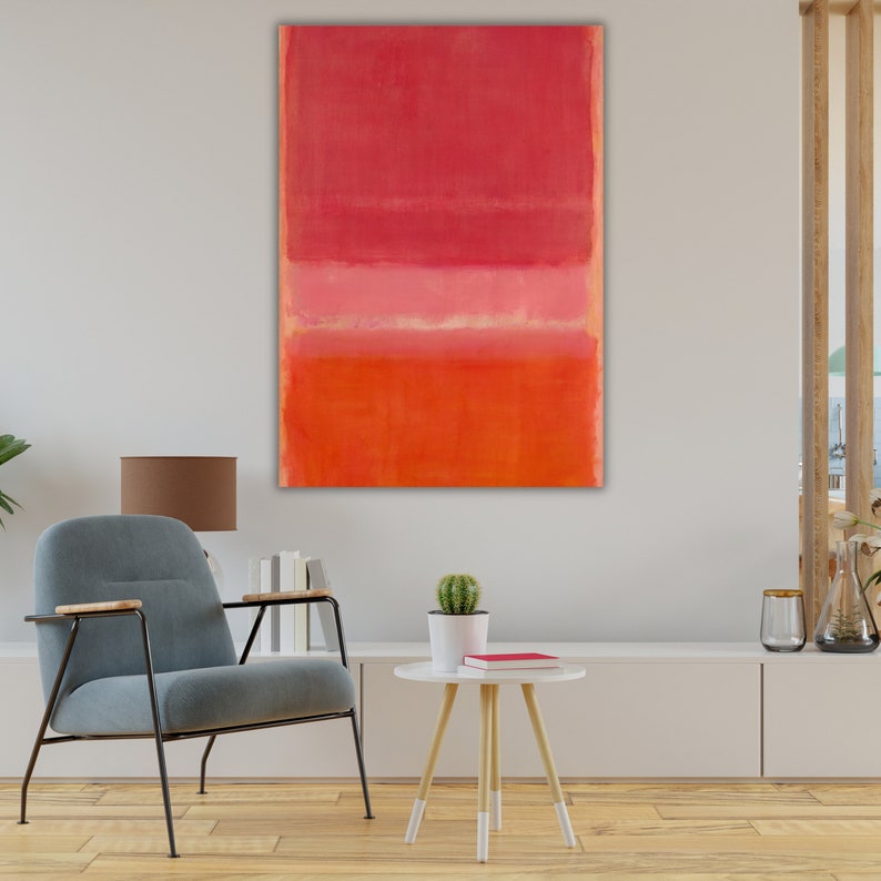 Minimalist Mark Rothko Print, Abstract Wall Decor, Contemporary Art ...