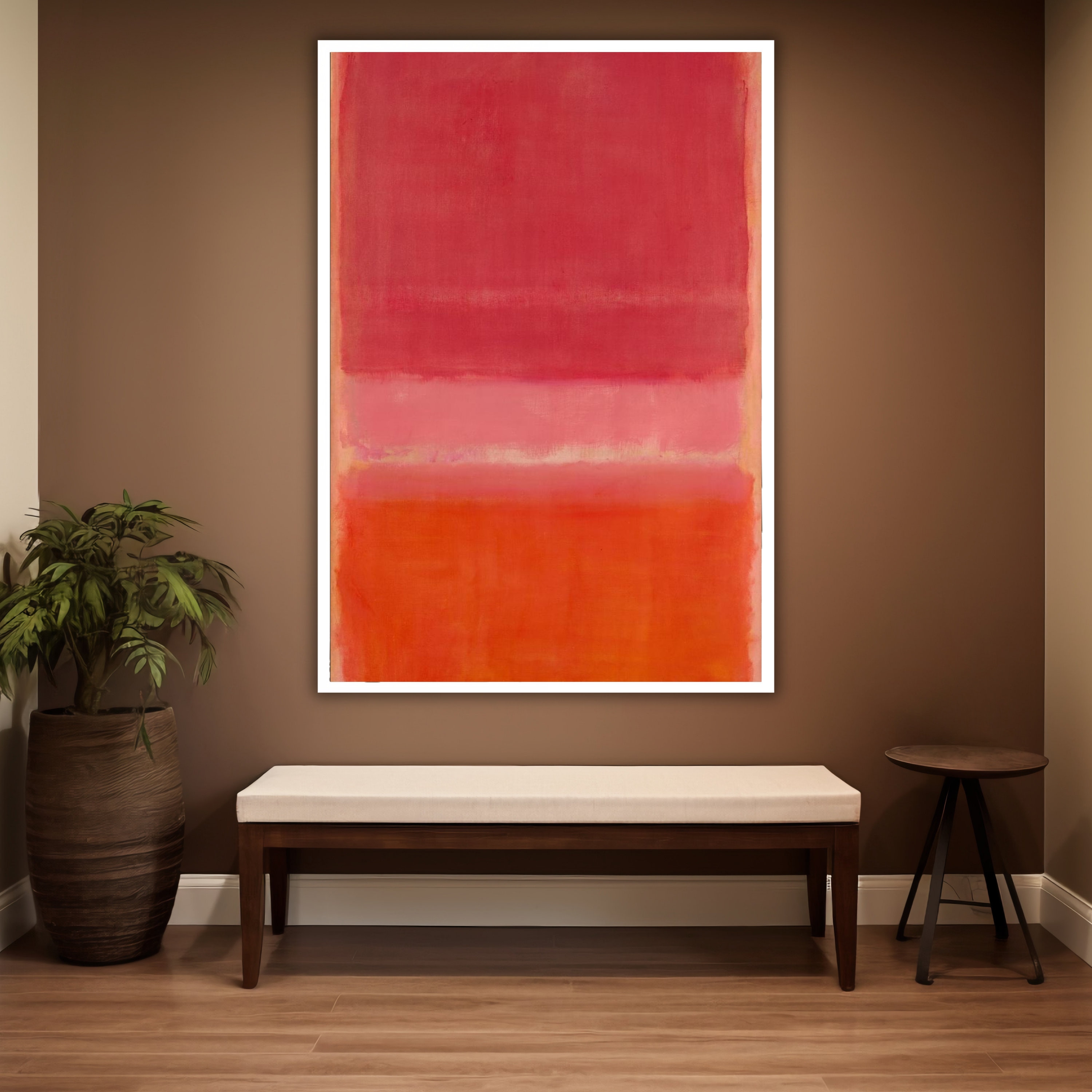Minimalist Mark Rothko Print, Abstract Wall Decor, Contemporary Art ...