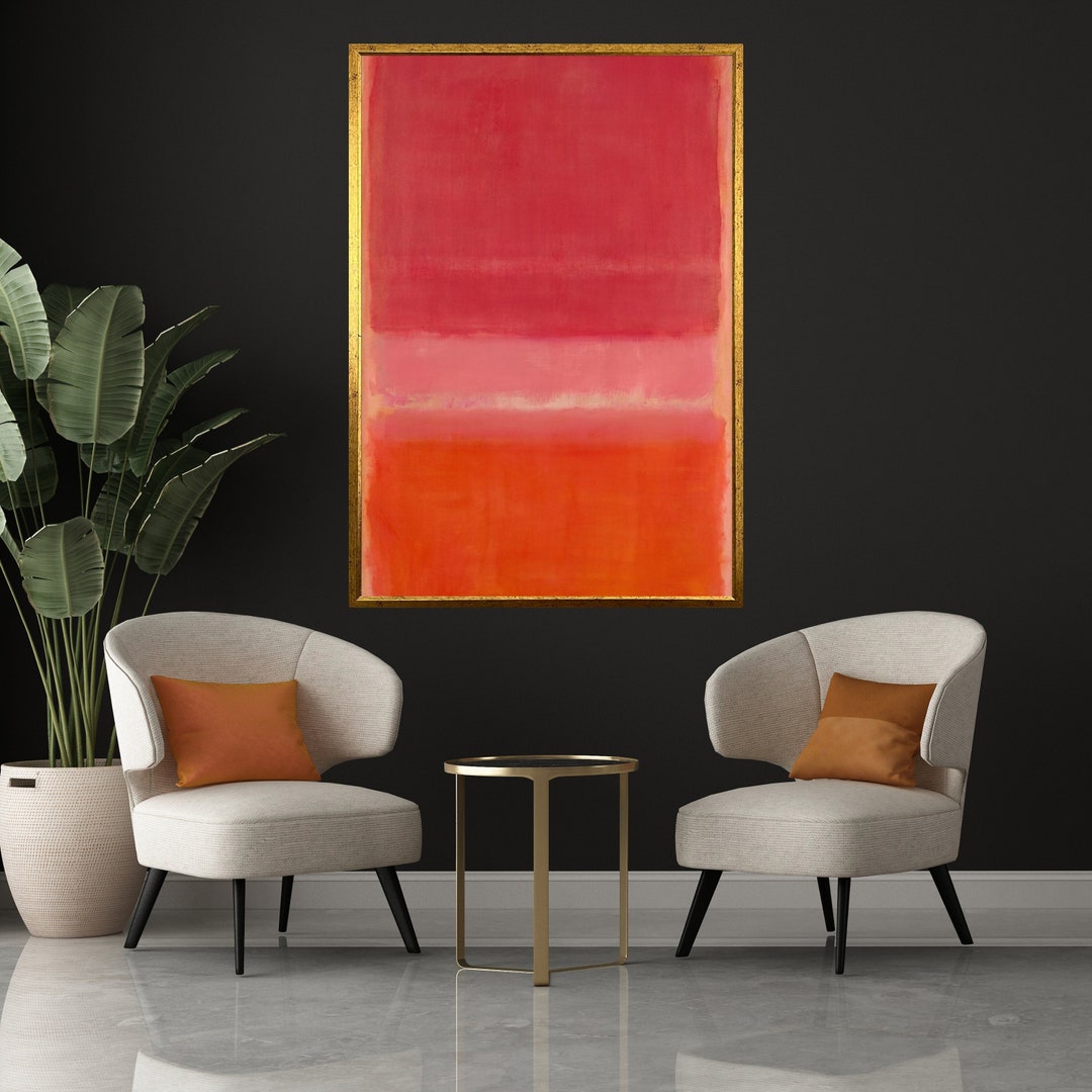 Minimalist Mark Rothko Print, Abstract Wall Decor, Contemporary Art ...
