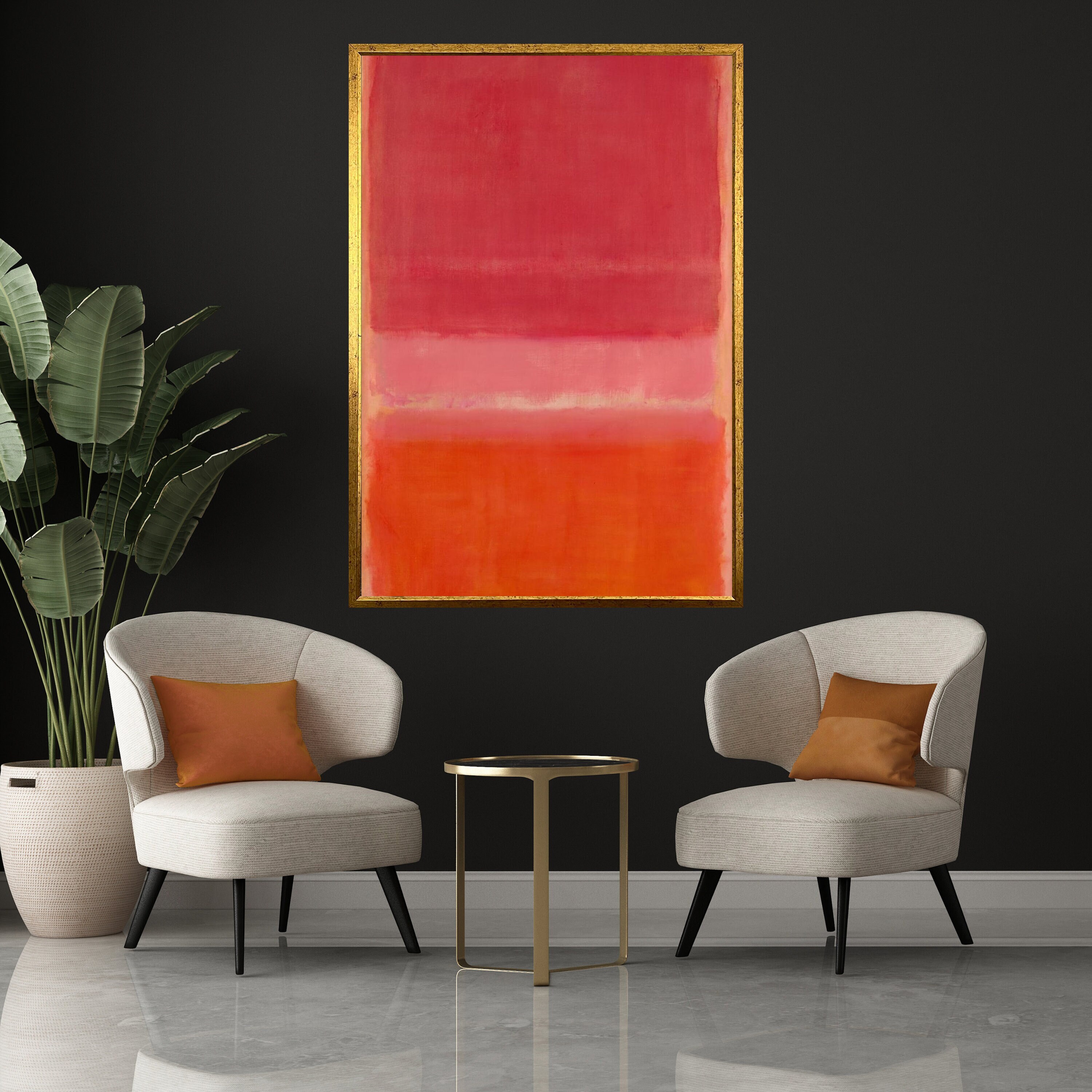 Minimalist Mark Rothko Print, Abstract Wall Decor, Contemporary Art ...