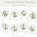Sage Green Classroom Bunting | Displays | Bulletin Boards | Letters and ...