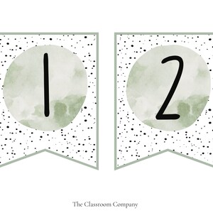 Sage Green Classroom Bunting | Displays | Bulletin Boards | Letters and ...