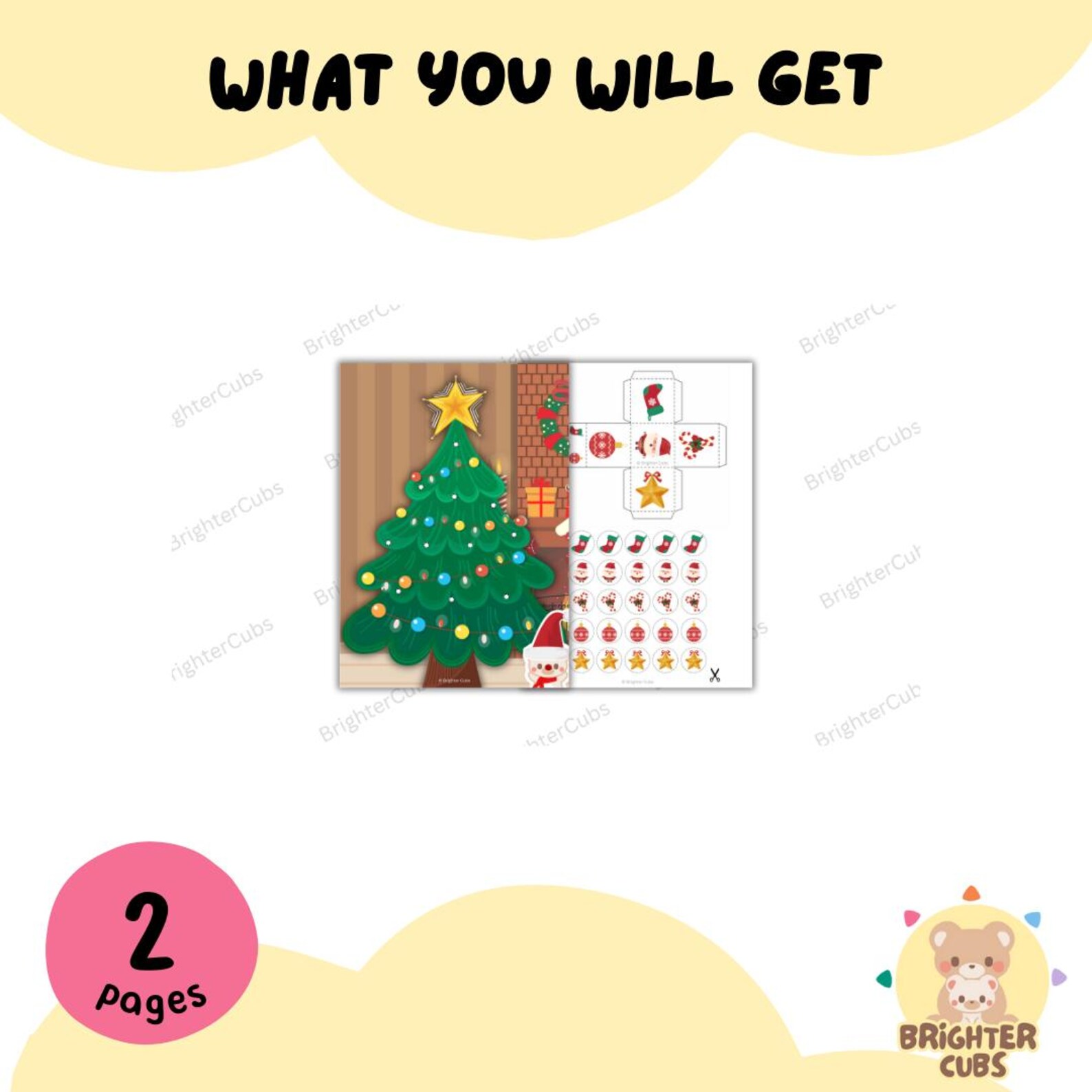 Christmas Tree Decorating Game – Dice & Fine Motor Skills (digital ...