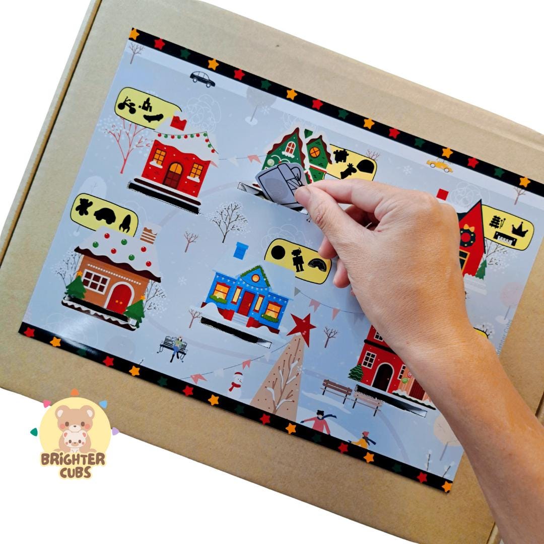 Santa Secret Search Activity Printable Preschool Fun Activities Fine ...