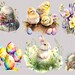 Easter Time Clipart Bundle, Easter Bunny Clipart, Bunny Clipart, Easter ...