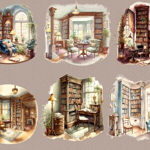 Book Corner Cosy Corner Clipart Bundle, Book Corner Png, Book Clipart ...
