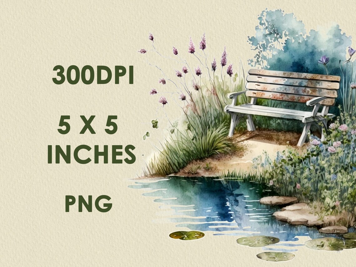 Lake and Pond Clipart Bundle, Lake Png, Lake Clipart, Sublimation PNG ...