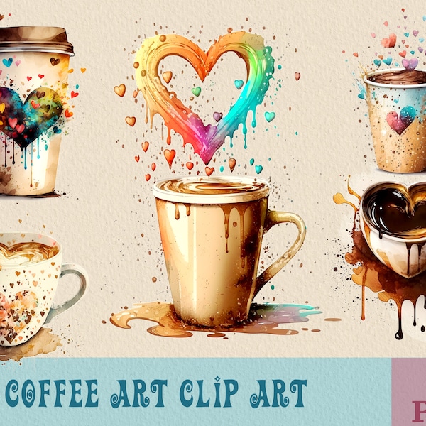 Coffee Cup Clip Art - Etsy