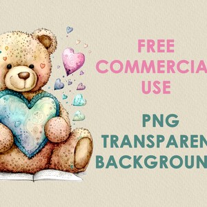 Cute Bears Clipart Bundle, Bear Illustration Clipart, Bear Clipart ...