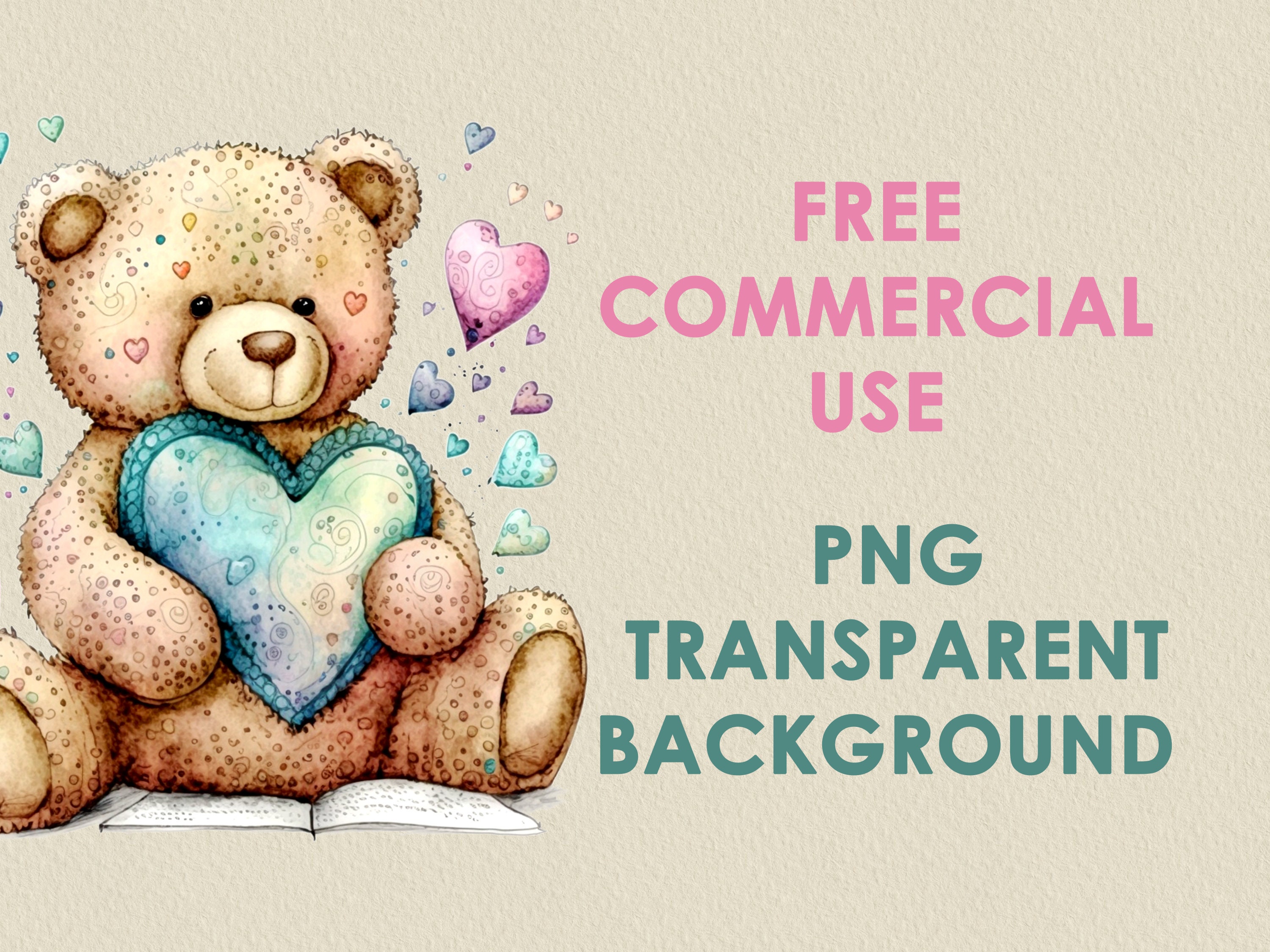 Cute Bears Clipart Bundle, Bear Illustration Clipart, Bear Clipart ...