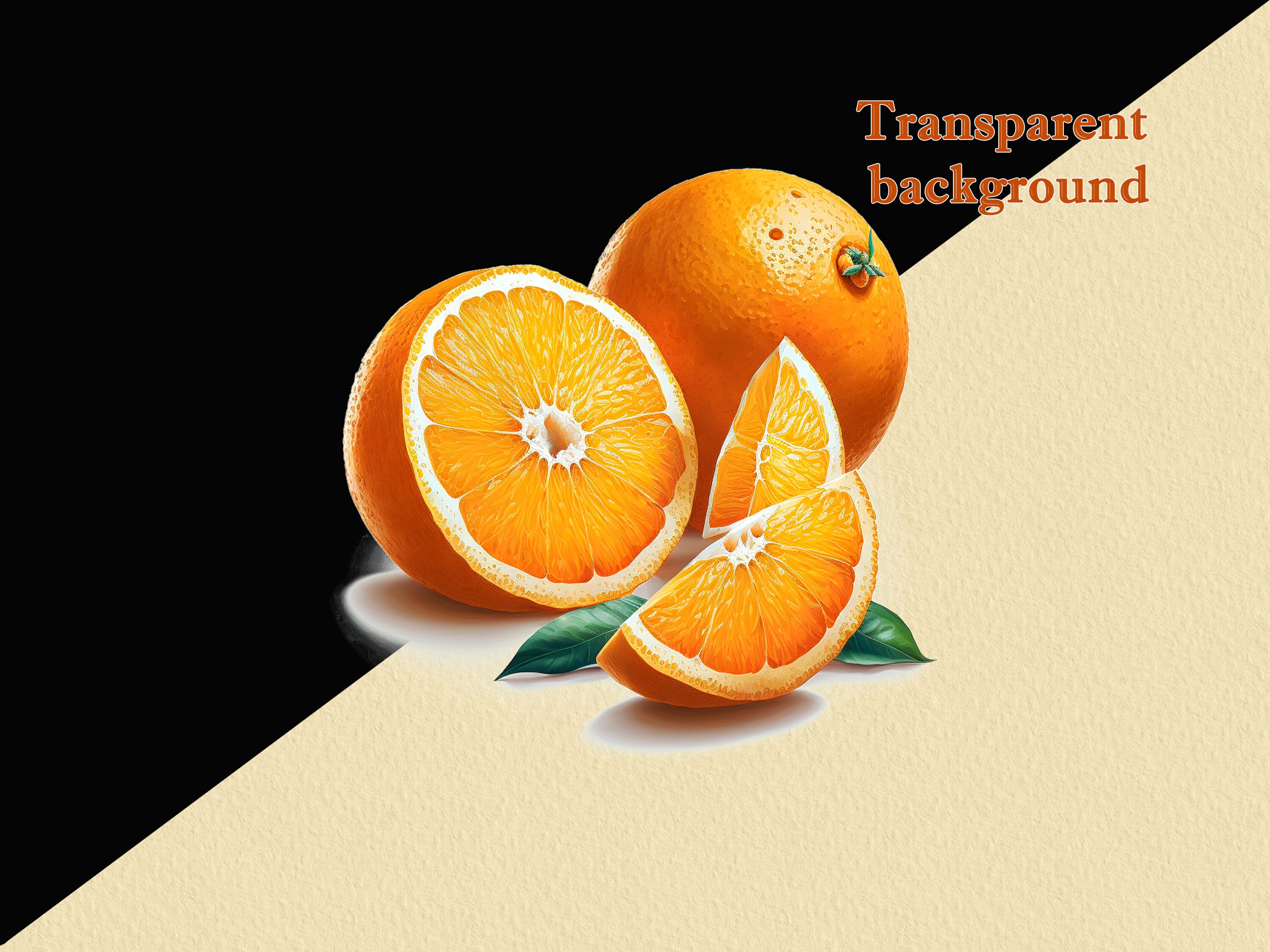 Oranges Clipart Bundle, Orange Basket Clipart, Orange Clipart, Fruit ...