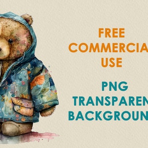 Cute Bears Clipart Bundle, Bear Illustration Clipart, Bear Clipart ...