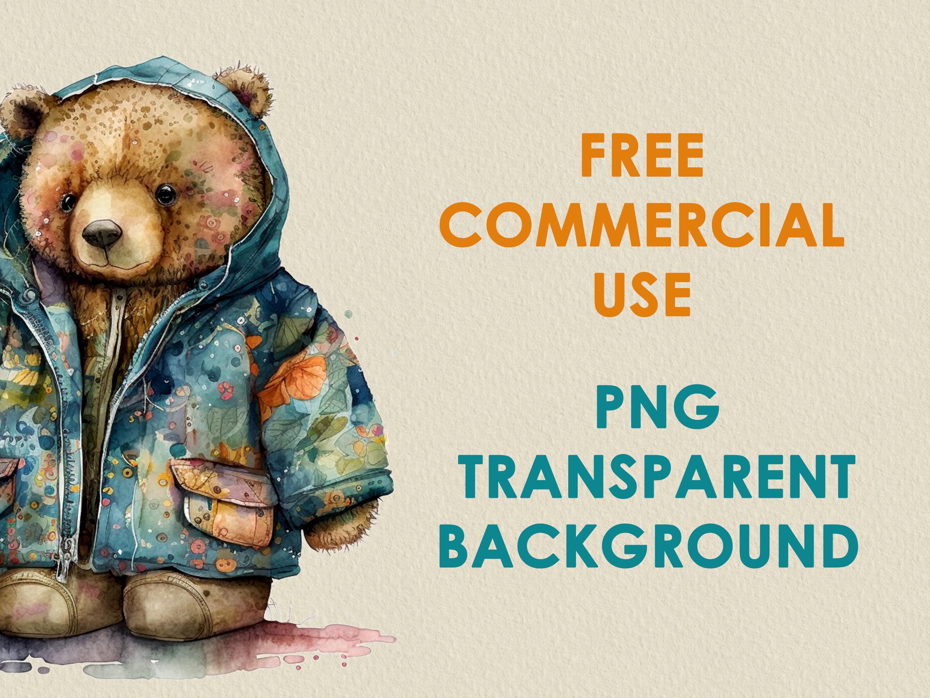 Cute Bears Clipart Bundle, Bear Illustration Clipart, Bear Clipart ...