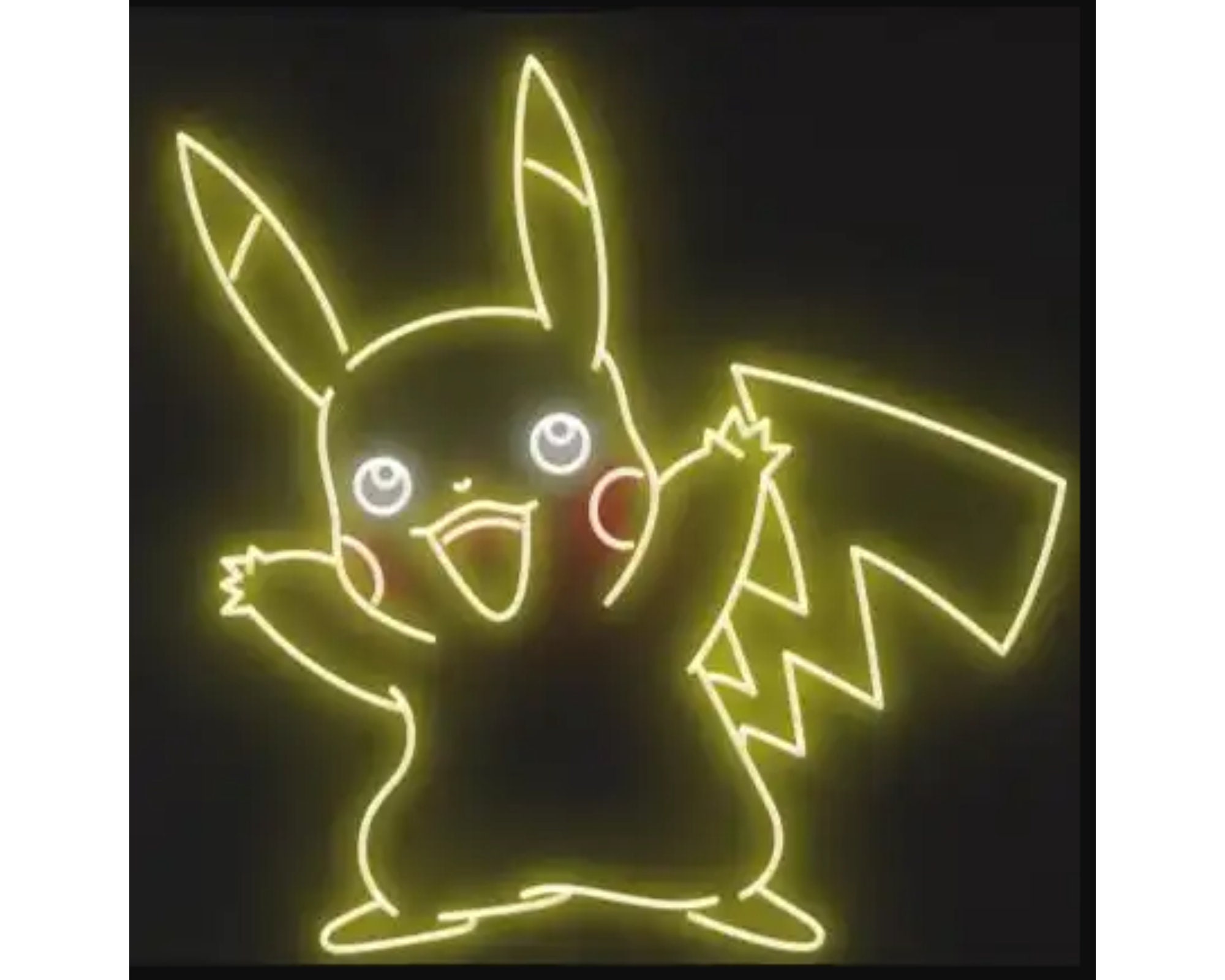 Pikachu Neon Sign, Anime Neon Sign, Custom LED Neon Signs, Pokemon ...