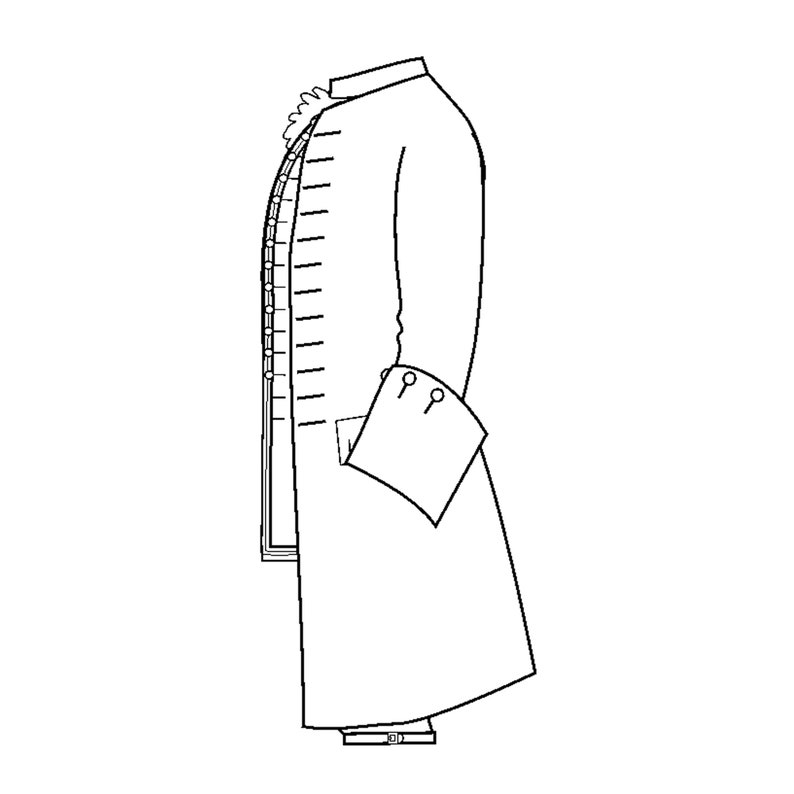 18th Century Napoleonic Uniform Pattern - Etsy