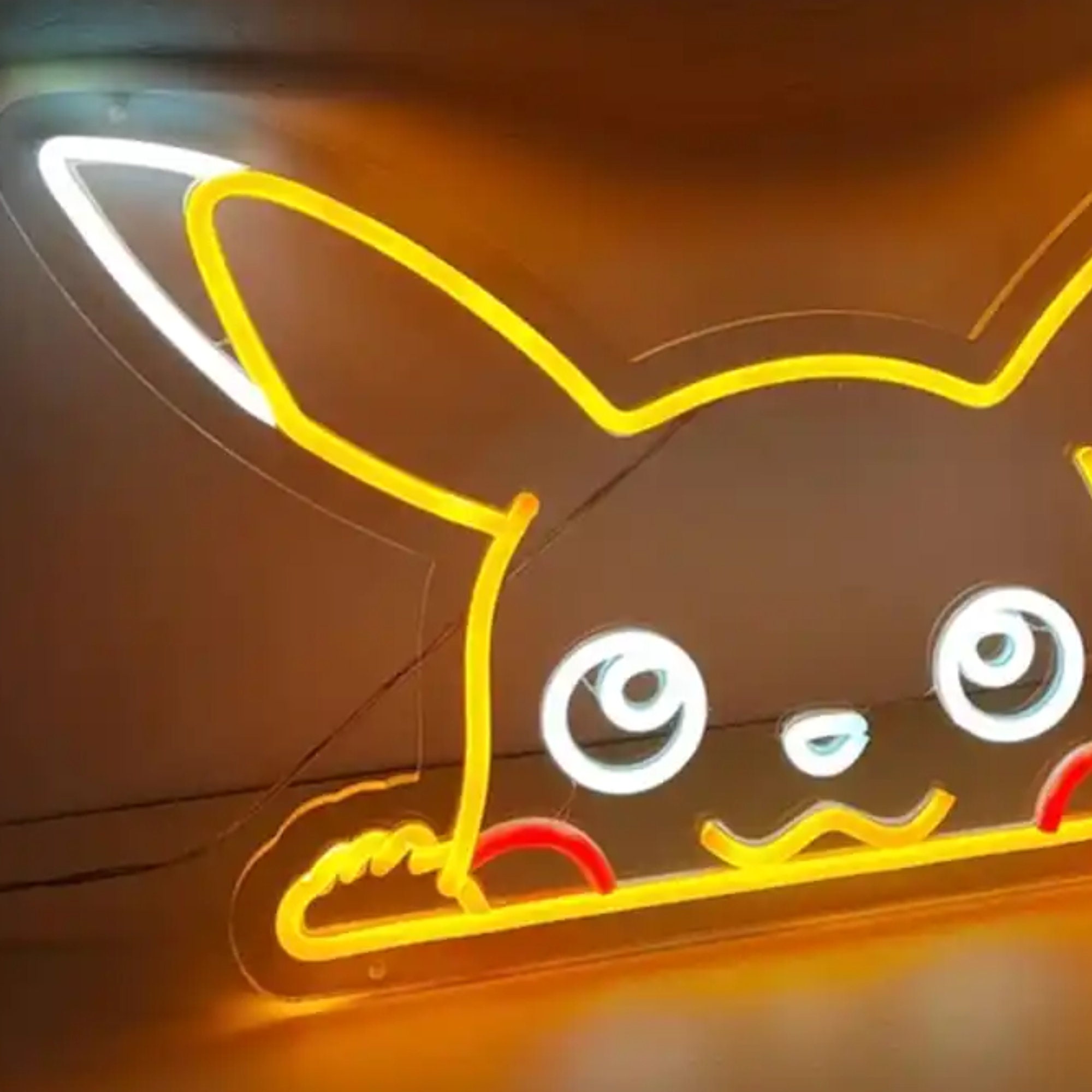 Pikachu Neon Sign, Anime Neon Sign, Custom LED Neon Signs, Pokemon ...