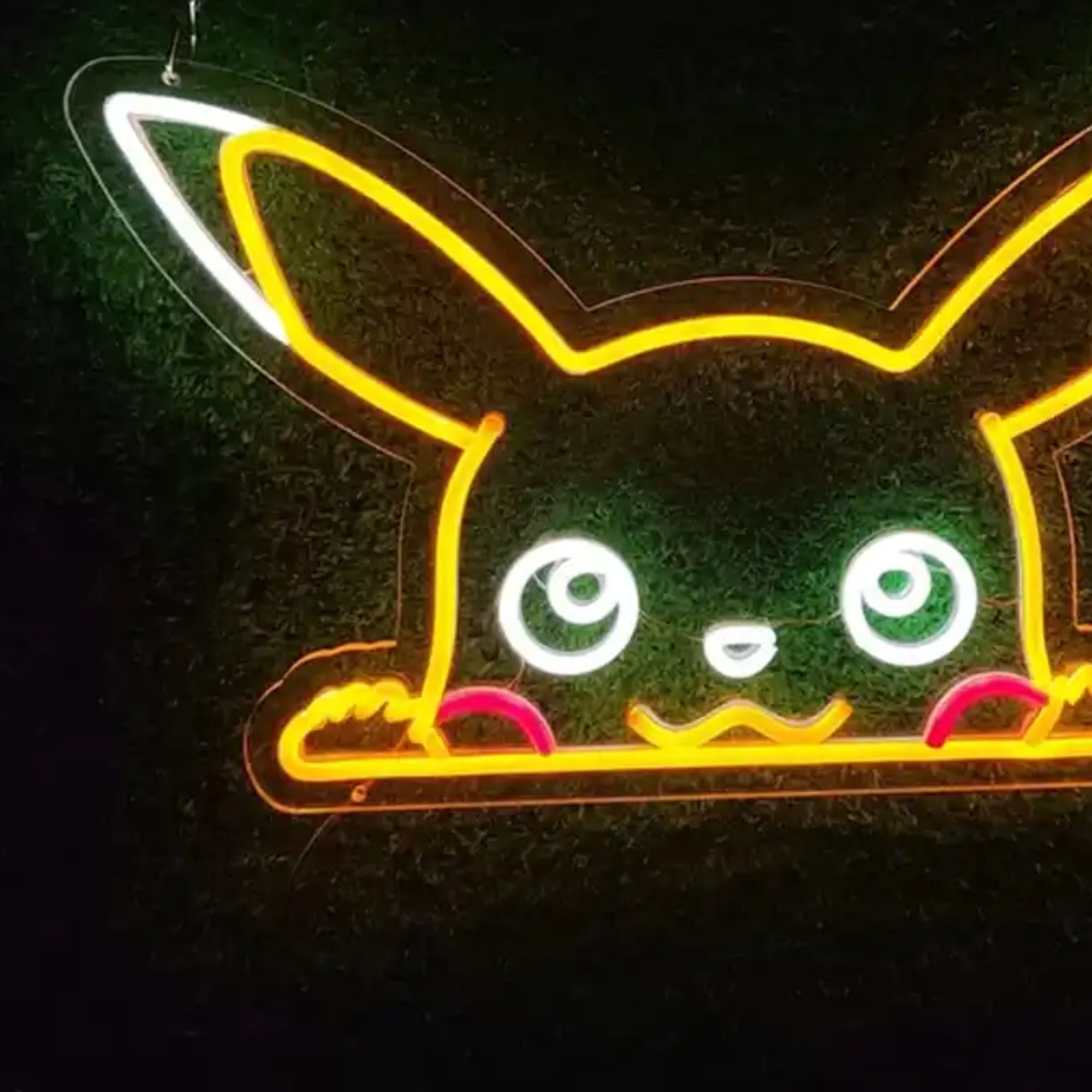 Pikachu Neon Sign, Anime Neon Sign, Custom LED Neon Signs, Pokemon ...